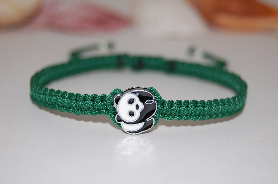 Panda Braceletwildlife Braceletpanda Loverpanda - Etsy
