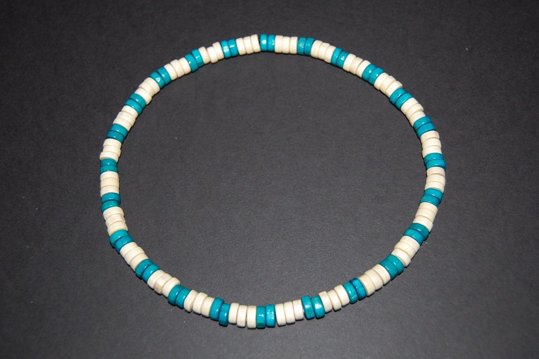 Collar de madera, Collar de surfista de madera, Estilo tribal, Collar ...