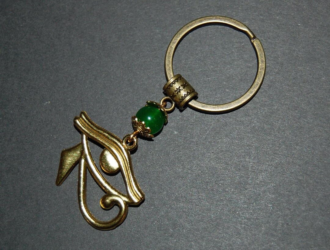 Egyptian Hawk Keychain,god Eye of Horus Ra Re Pagan Keyring,protection ...