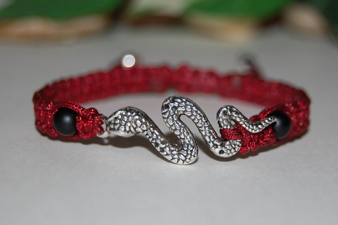 Cobra Bracelet,cobra Jewelry,cobra String Bracelet,snake Bracelet,men ...