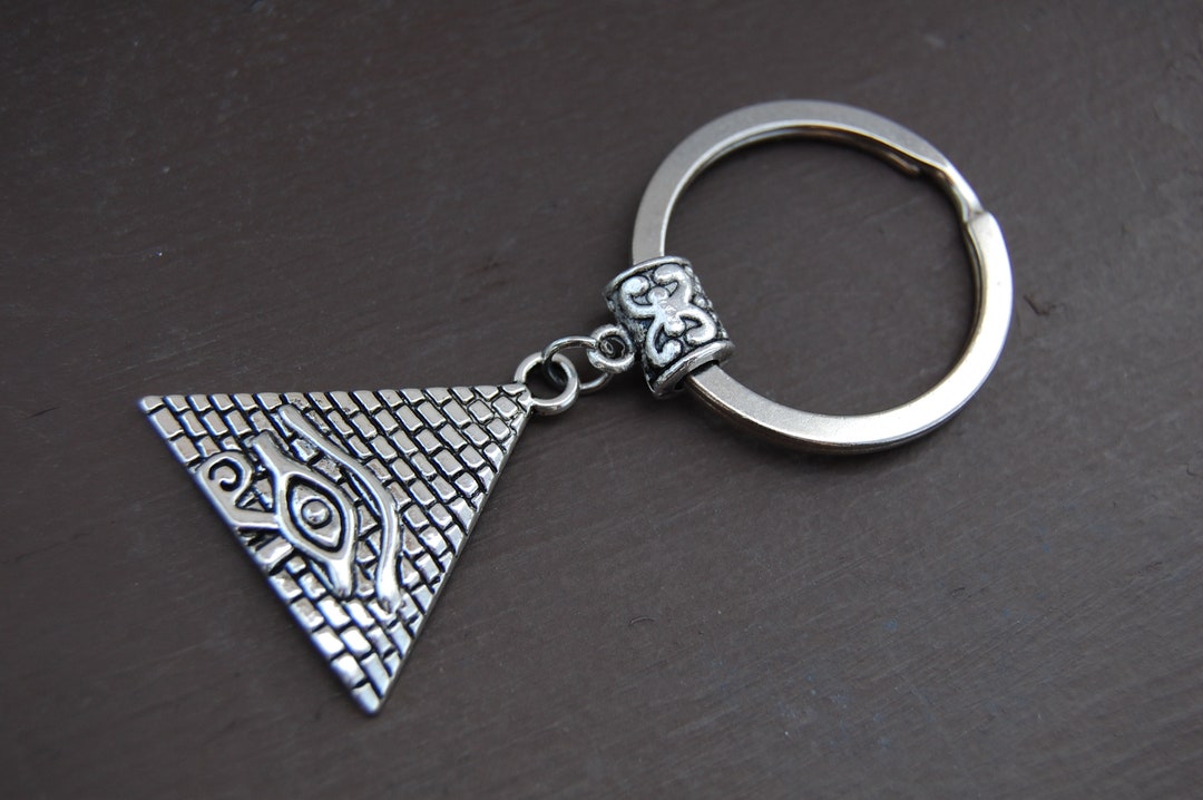 Pyramid Keychain,egyptian Pyramid Keychain,egyptian Keychain,meditation ...