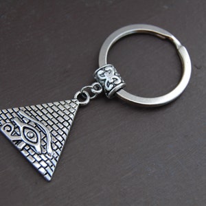 Pyramid Keychain,egyptian Pyramid Keychain,egyptian Keychain,meditation ...