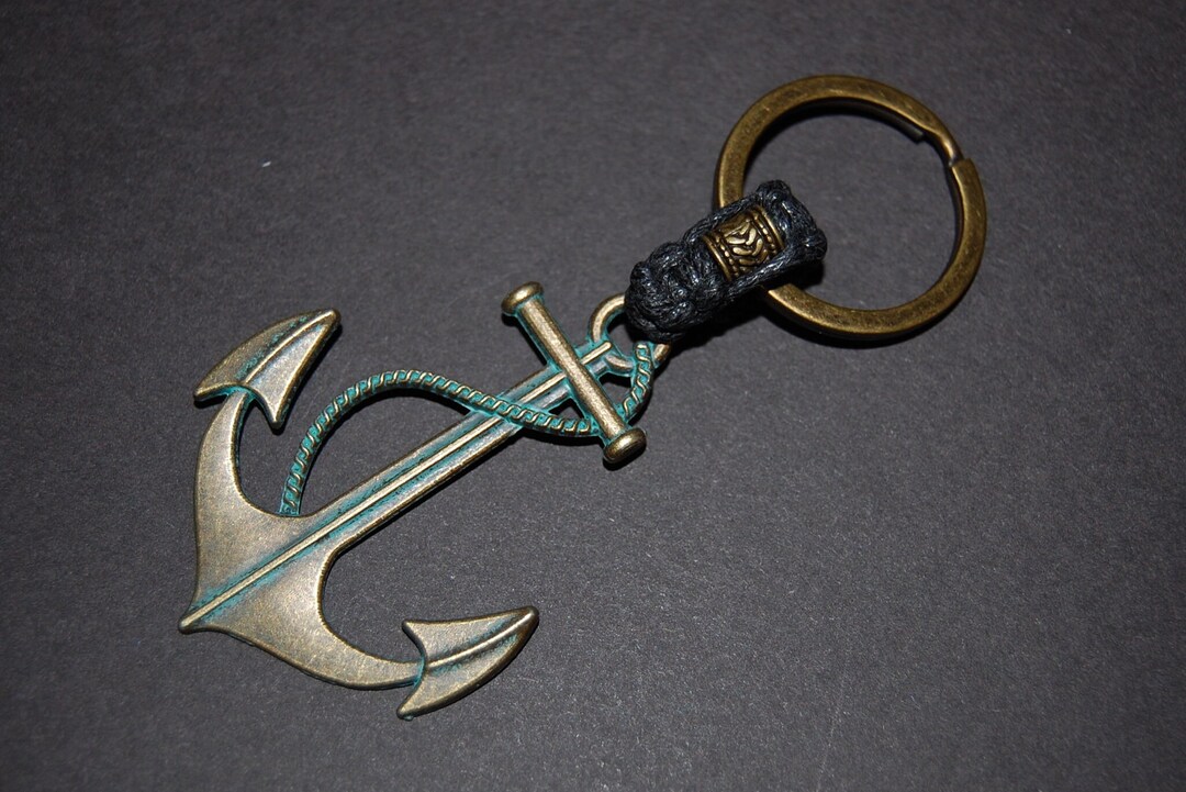 Anchor Keychain,sailors Keychain,nautical Keychain,meditation,yoga ...