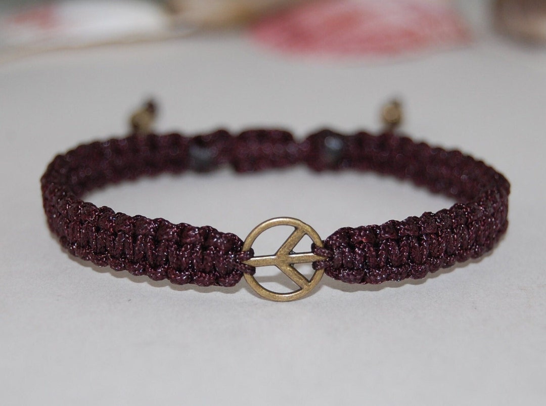 Peace Bracelet,peace Sign Bracelet,peace Charm Bracelet,friendship ...