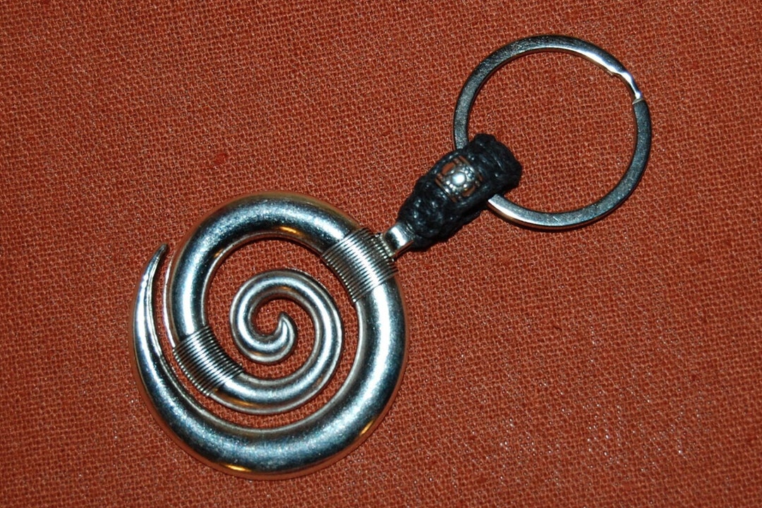 Spiral Keychain,circle of Life Keychain,spiral of Life Keyring,spiral ...
