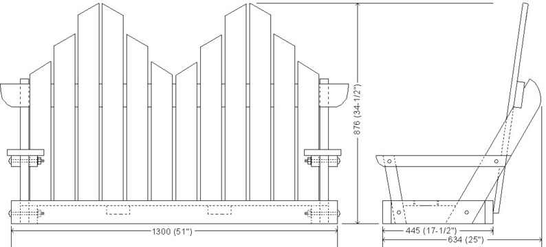 Plans for Bench Swing - PDF Downloadable File - Etsy