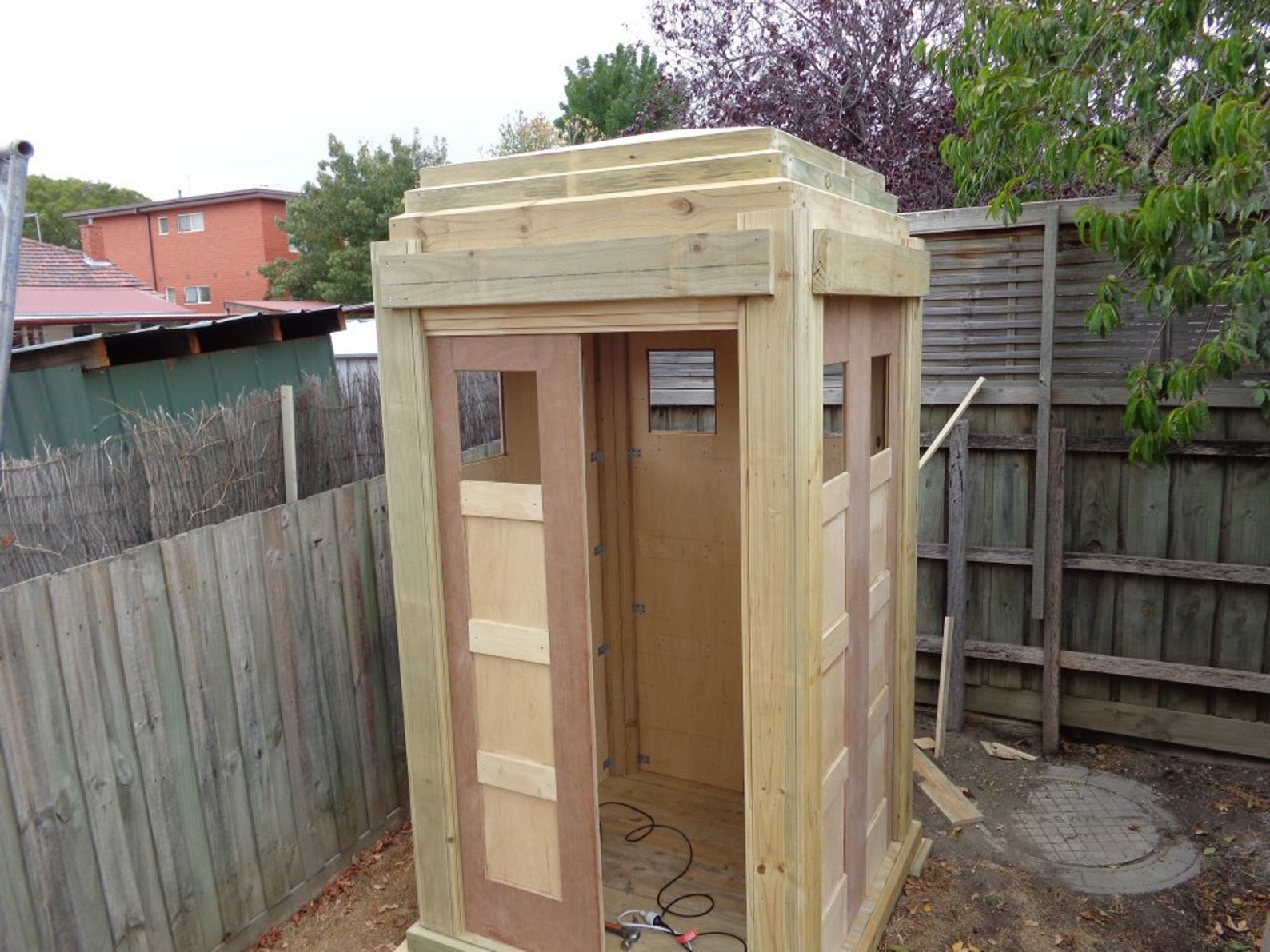 London Police Box Woodworking Plans | PDF Downloadable File - Etsy