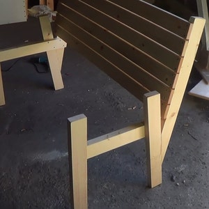 An Easy to Make Bench Seat | PDF Downloadable File - Etsy