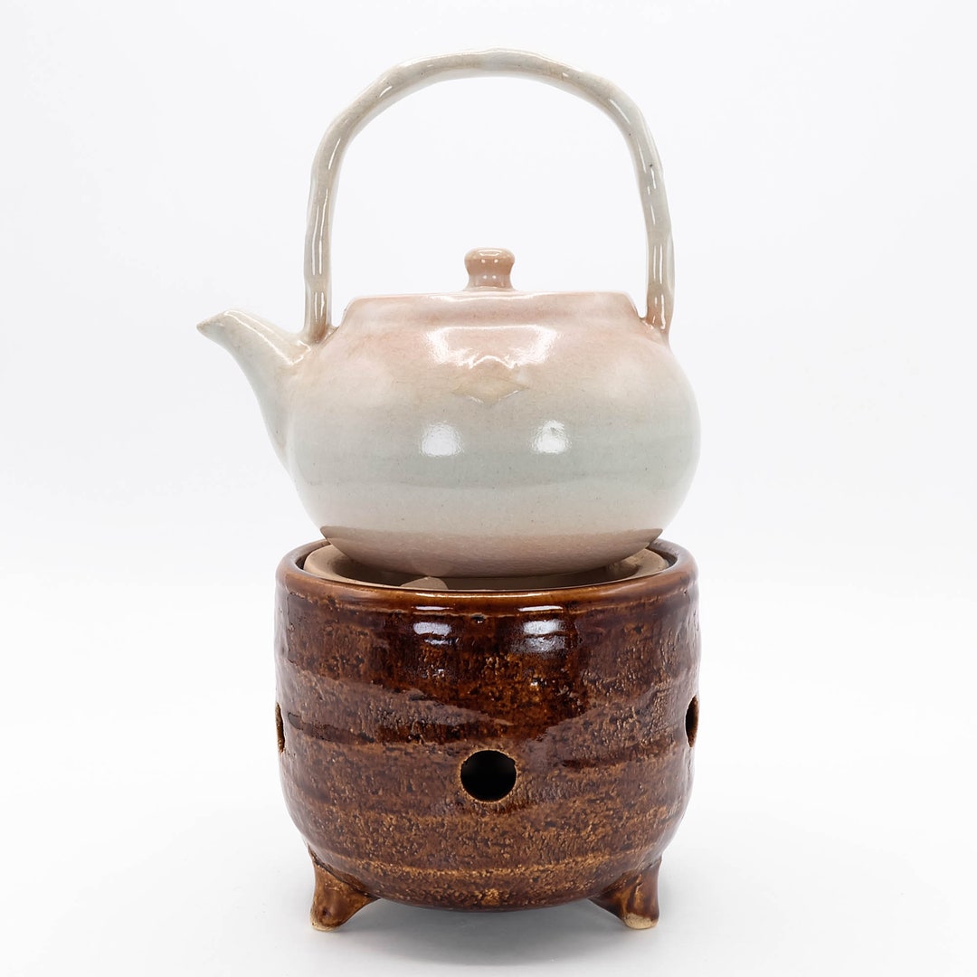Ryoro Tea Stove Ohi Style Amber Glaze Senchado Green Tea Ceremony ...
