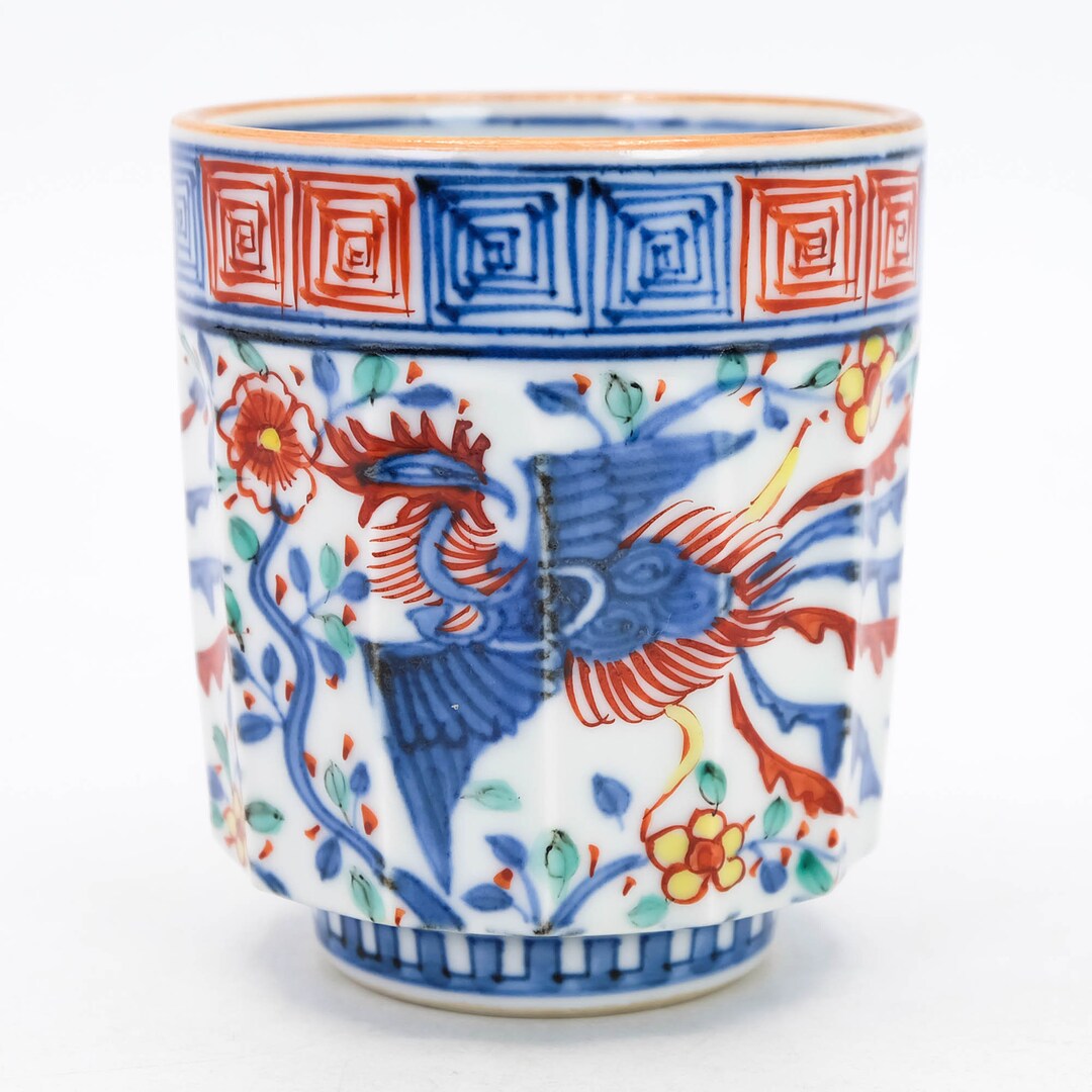 Japanese Tea Cup 200ml Phoenix Design by Kano Shokoku Kyo Ware Teacup ...