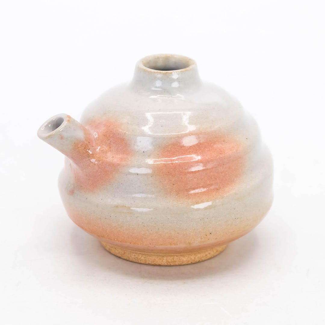Suiteki Pottery Water Dropper by Tenpozan Kiln Hagi Ware Suiteki Shodo ...