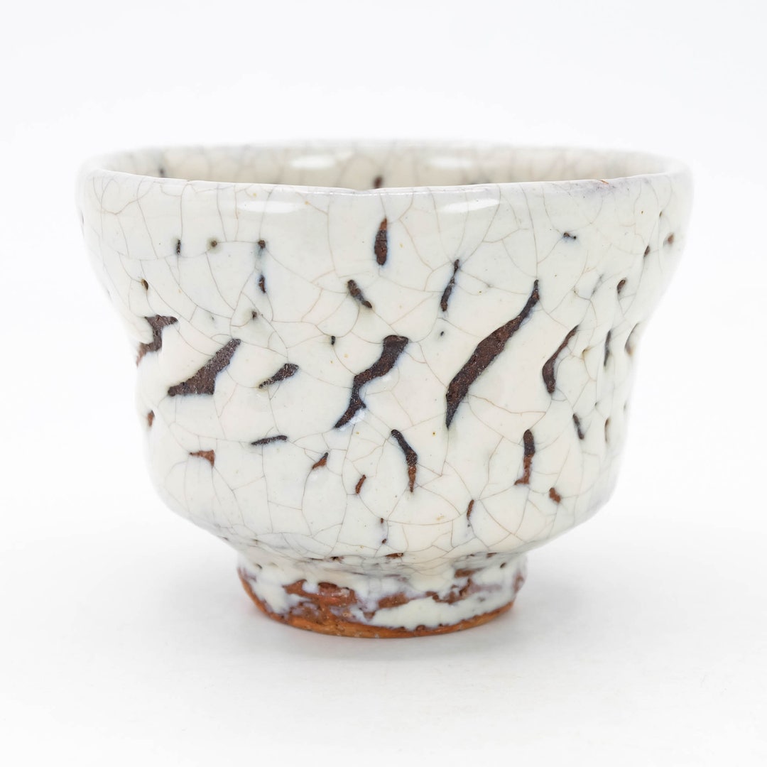Japanese Tea cup 300ml Demon Oni-Hagi White glaze Hagi ware Teacup ...