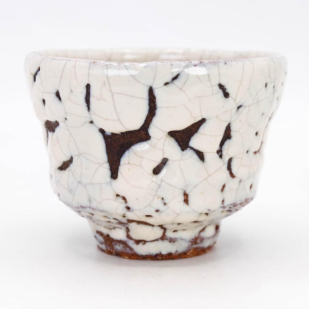 Japanese Tea Cup 300ml Demon Oni-hagi White Glaze Hagi Ware Teacup ...