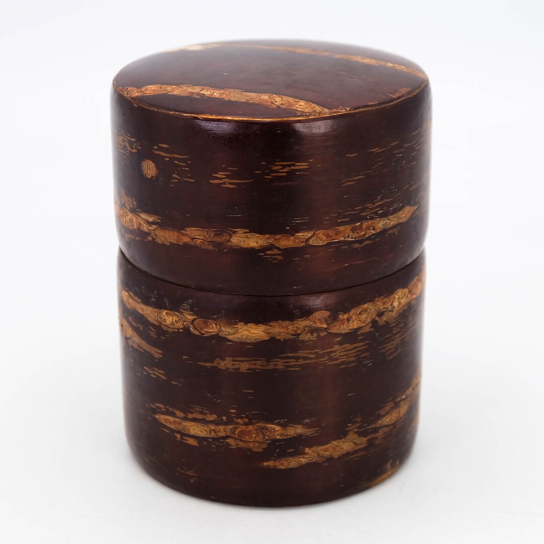 Chazutsu Cherry Tree Bark Tea Caddy Sakura Bark Tea Caddies, Nippon2you ...