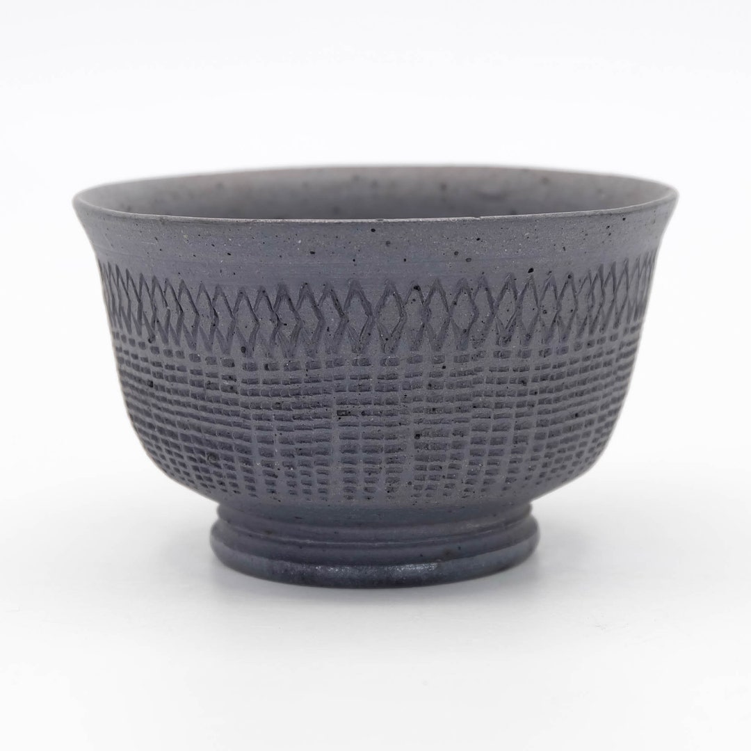 Korean Pottery Tea Cup 150ml Mishima Pattern by Yanagi Silla Kiln ...