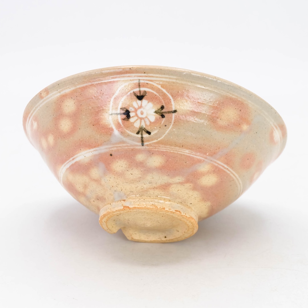 Hira-gata Chawan Tea Bowl Mishima Inlay Kyo Ware, Nippon2you - Etsy