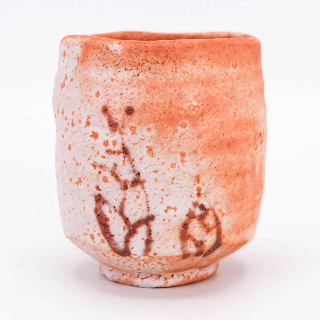 Japanese Tea Cup 290ml Shino Ware by Hayashi Ryoji Teacup Yunomi - Etsy