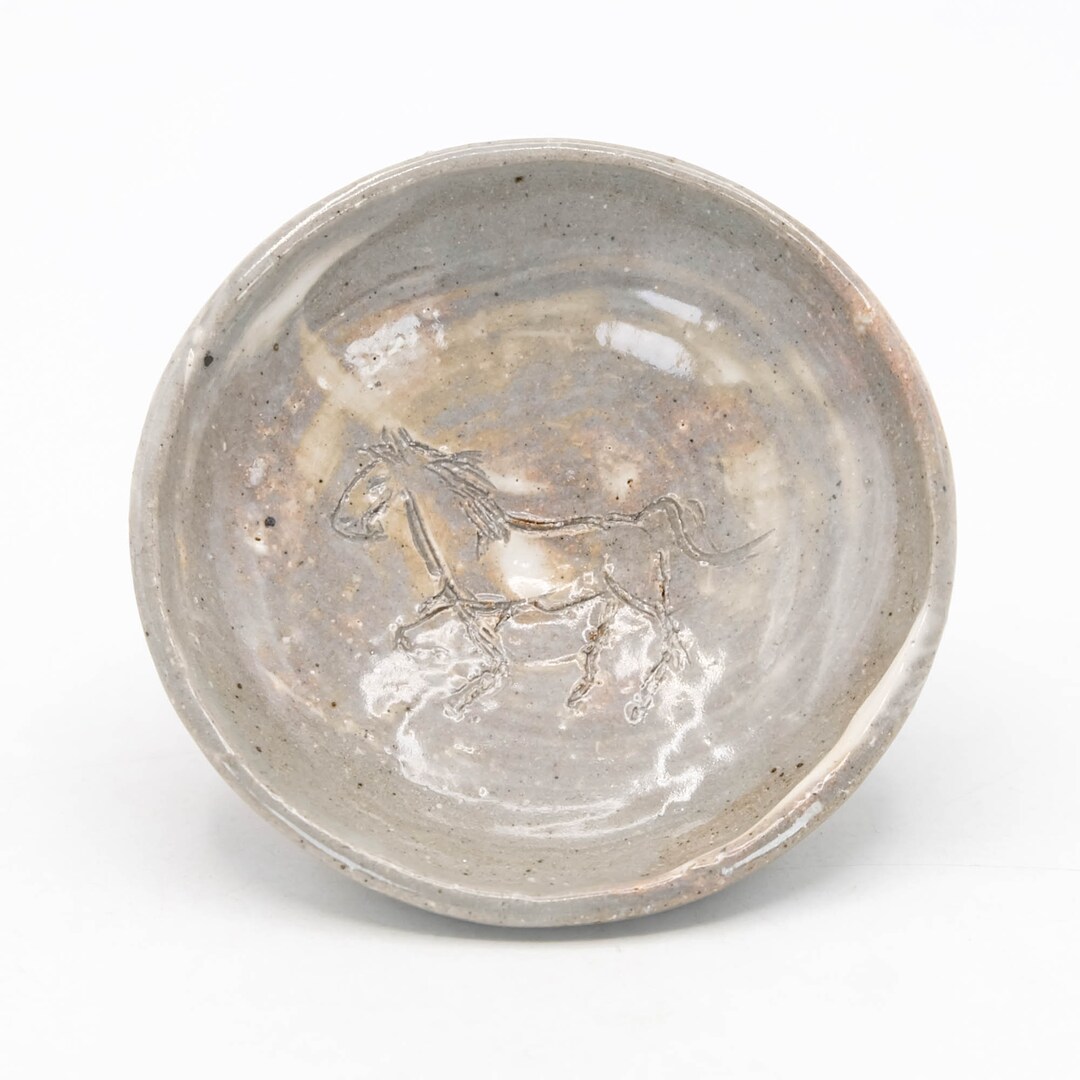 Sakazuki Sake Cup Horse Design Kyo Ware Guinomi Nippon2you - Etsy