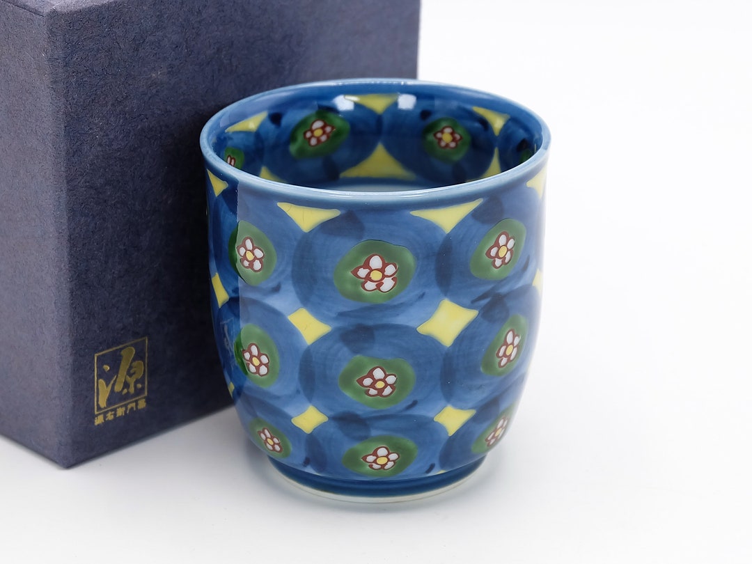 Japanese Tea Cup Marumon Design by Gen-emon Kiln Arita Ware - Etsy