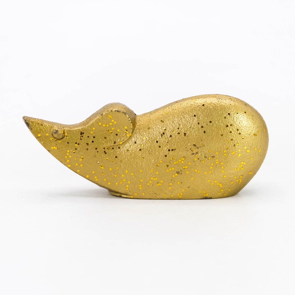 Bunchin Cast Iron Paperweight Rat Design Takaoka Copperware Shodo ...