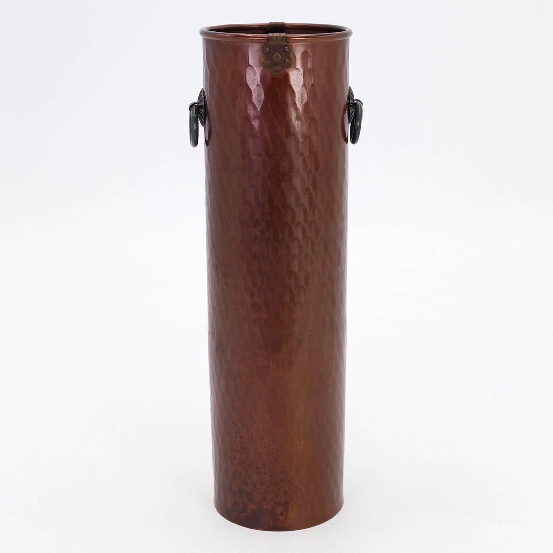 Japanese Copper Vase Hand Hammered Dochu Copperware Hanaire Ikebana ...