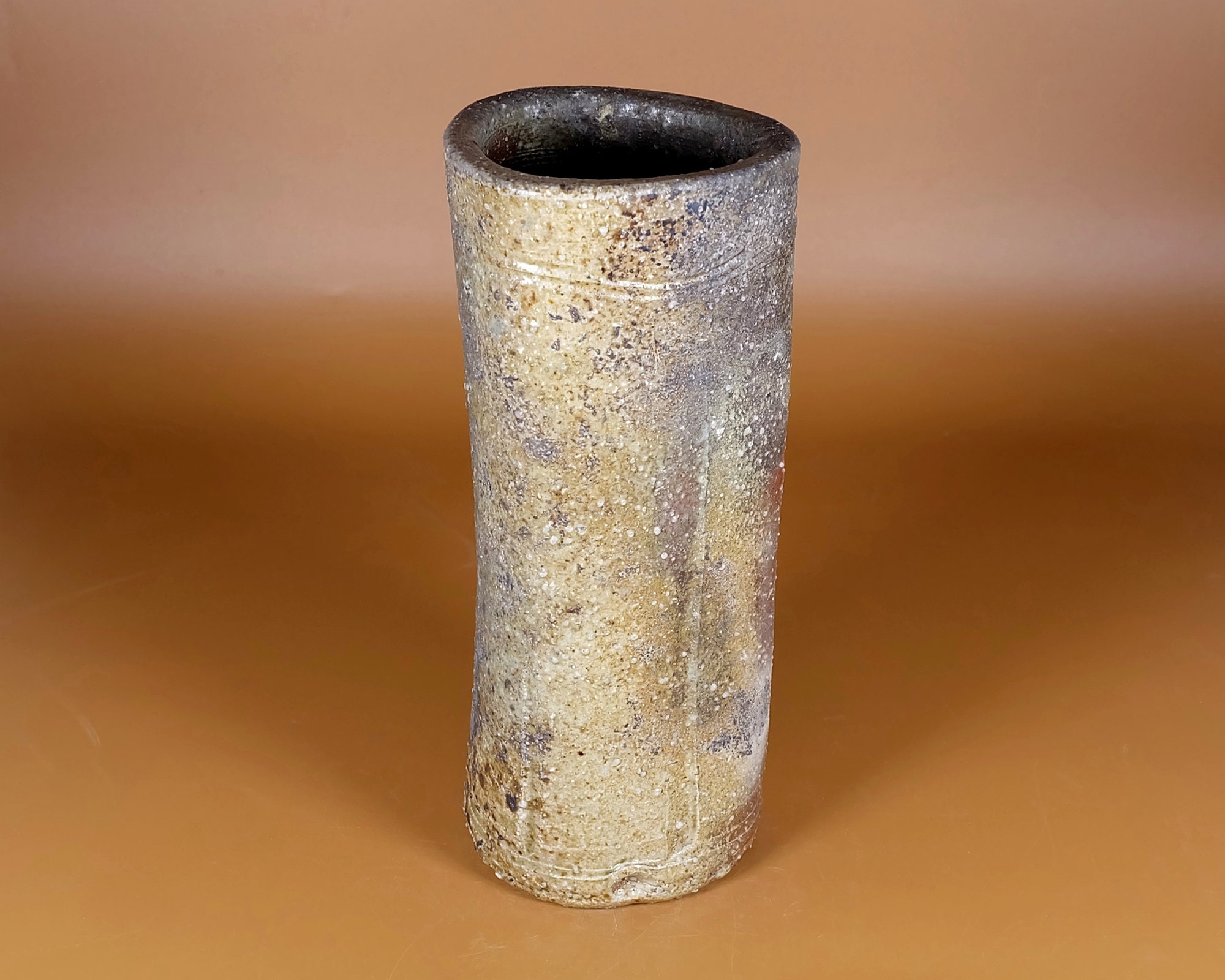 Vases Japanese Pottery Flower Vase Natural Ash glaze by Yoichi Sugimoto ...