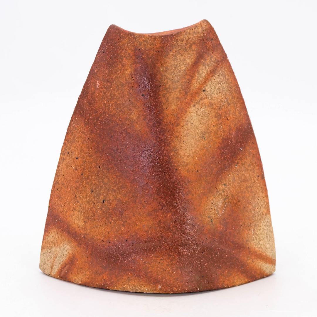 Japanese Pottery Vase Bizen Ware Hidasuki Hanaire Ikebana Chabana ...