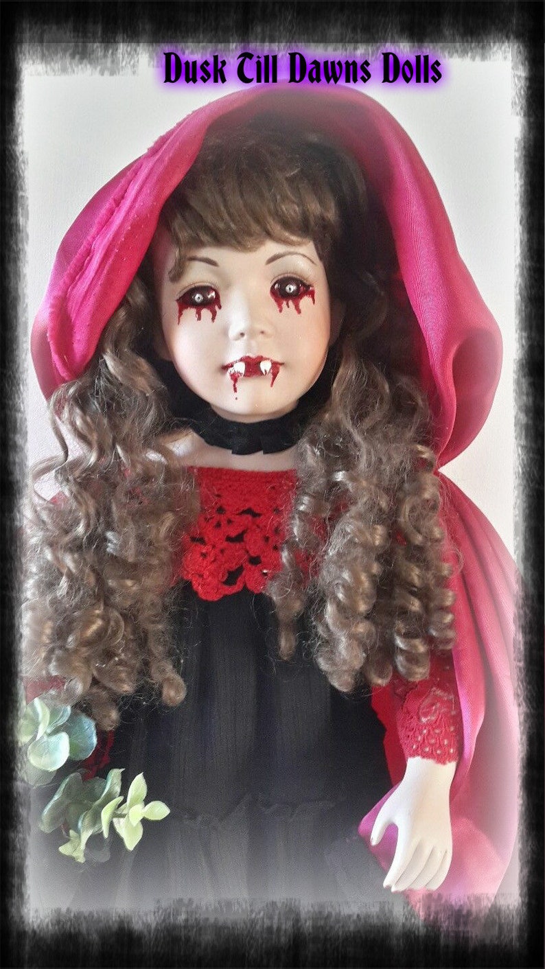 Little Red Riding Hood Vampire Doll OOAK Collectors Item - Etsy
