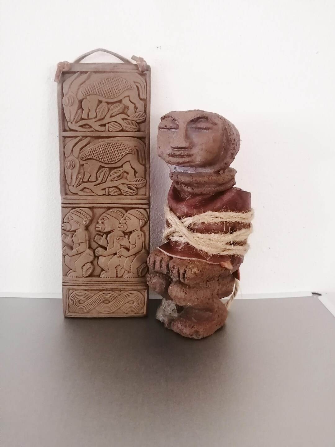 Antique Stone African Voodoo Prosperity, and Guardian Totem Set - Etsy