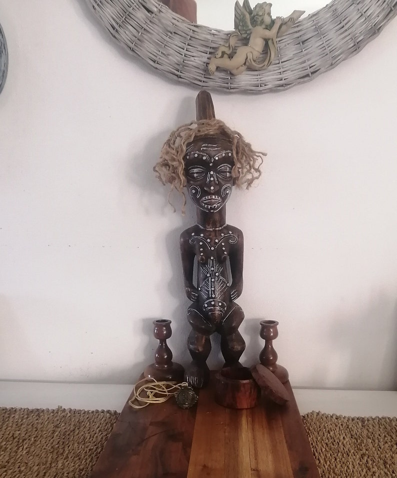 Antique Primitive Papa Legba Original Temple Statue Offering - Etsy
