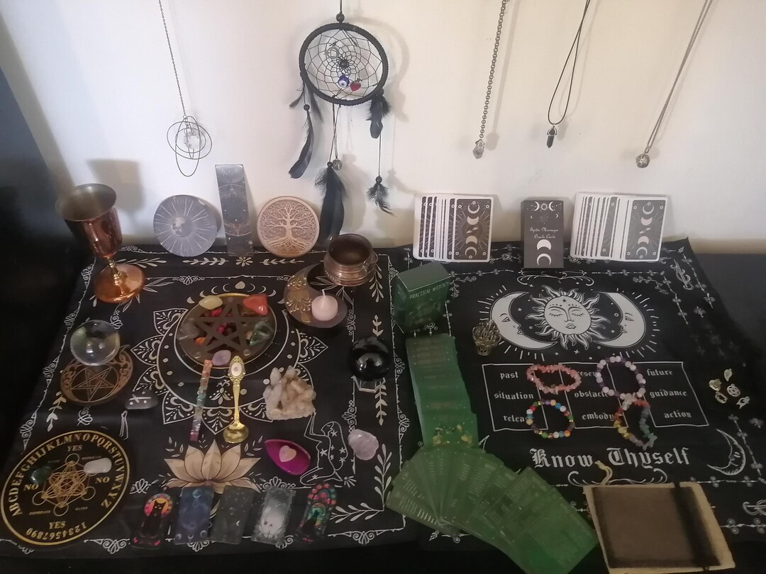 Large Beautiful Witches Starter Kit/ Altar Kit/ Vintage Pagan Altar ...