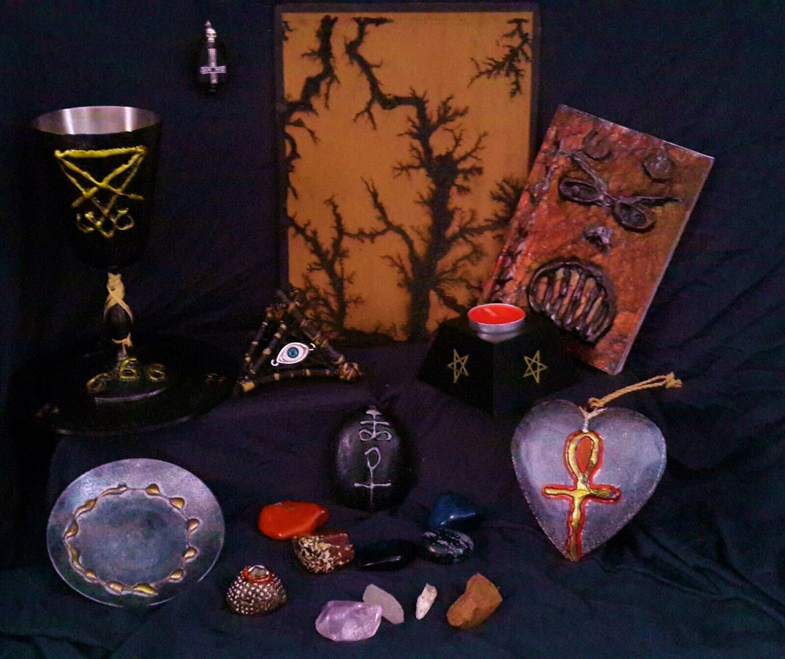 Satanic Altar Kit Custom Made Lucifer Satanist Dark Arts - Etsy UK