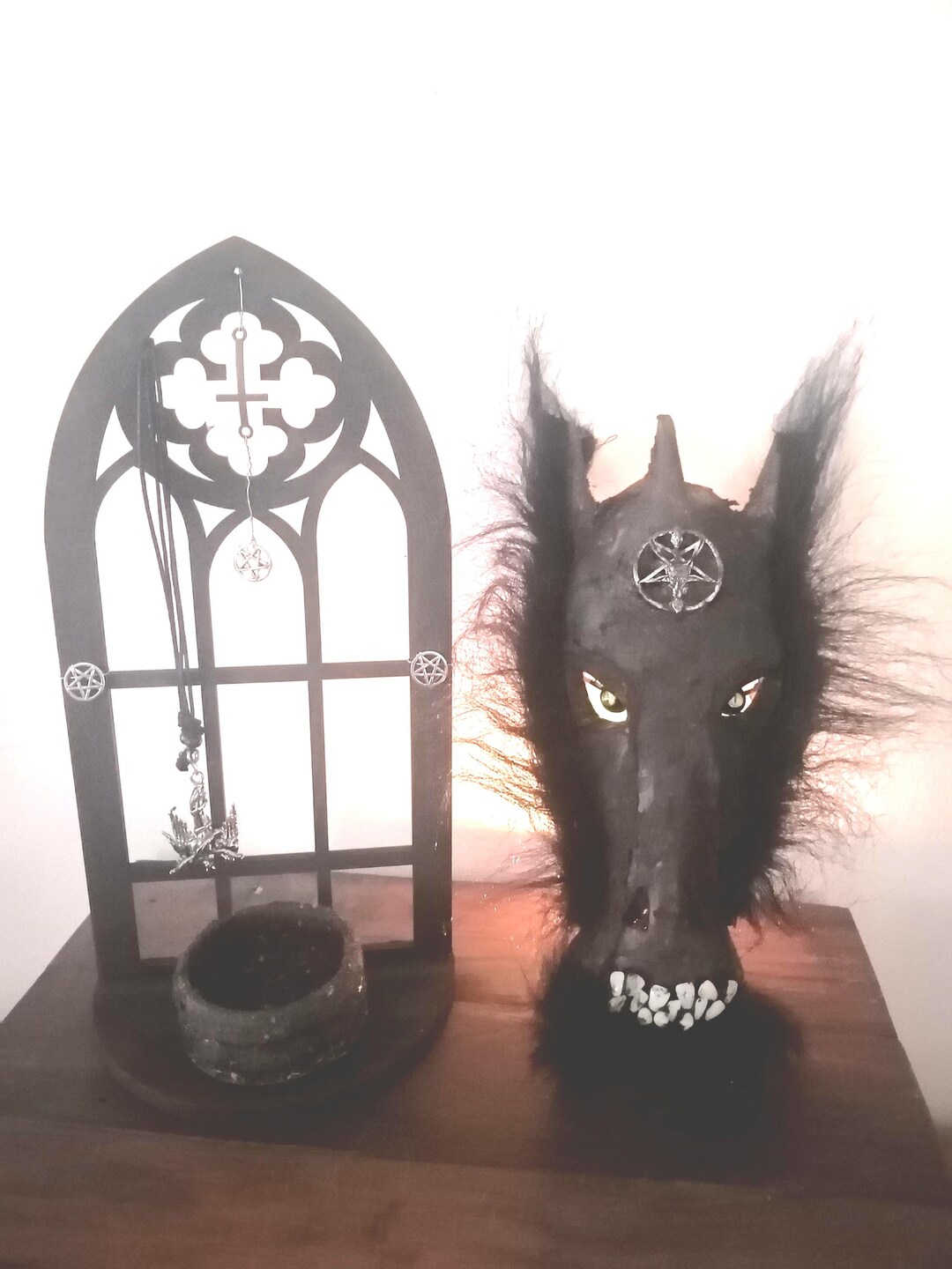 Satanic, Lucifer Devotion Station, Dark Arts, Black Magic Altar Set - Etsy