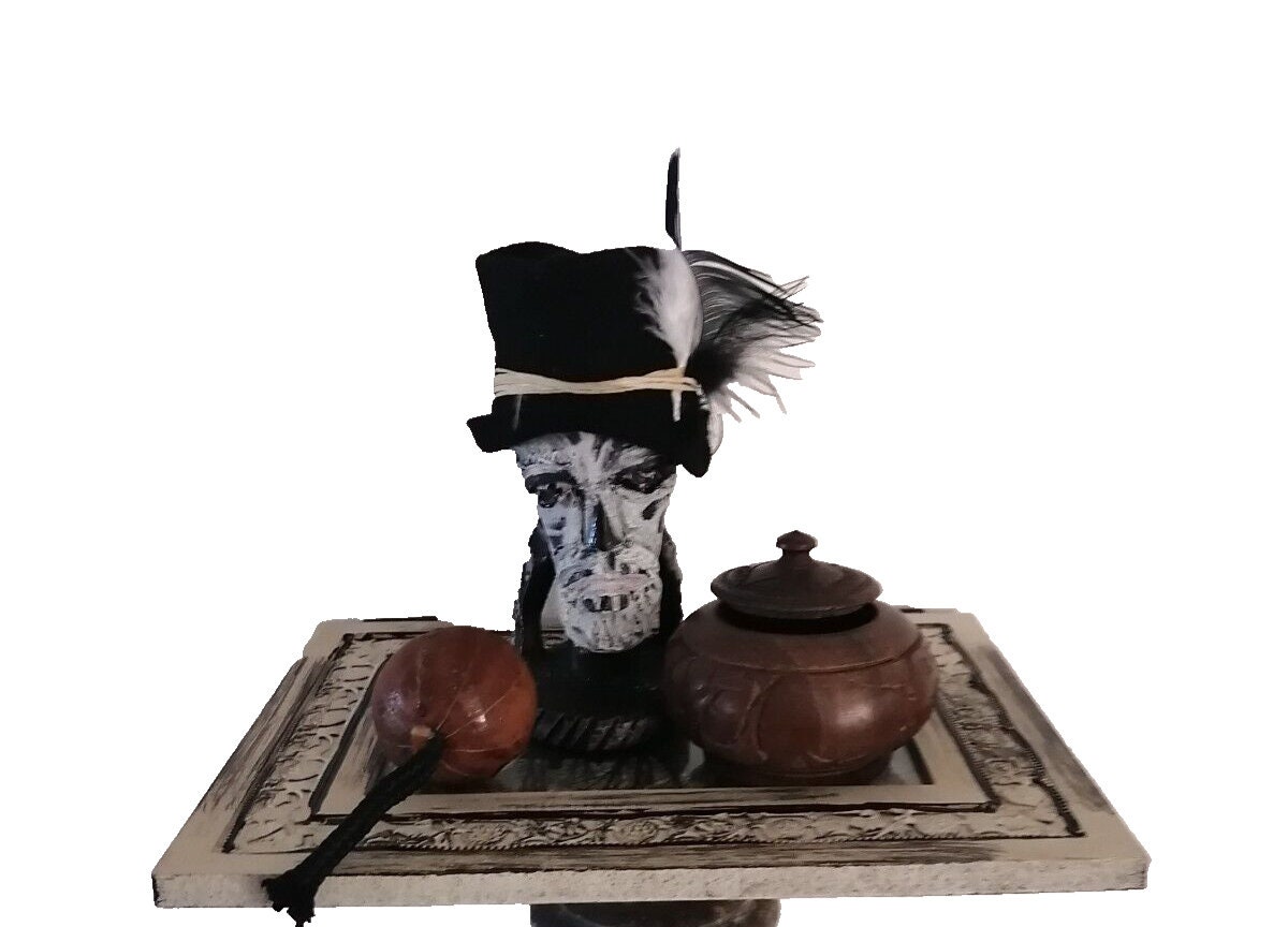 Papa Legba Voodoo Doll/ Offering Set/ Vintage Voodoo African Artifact ...