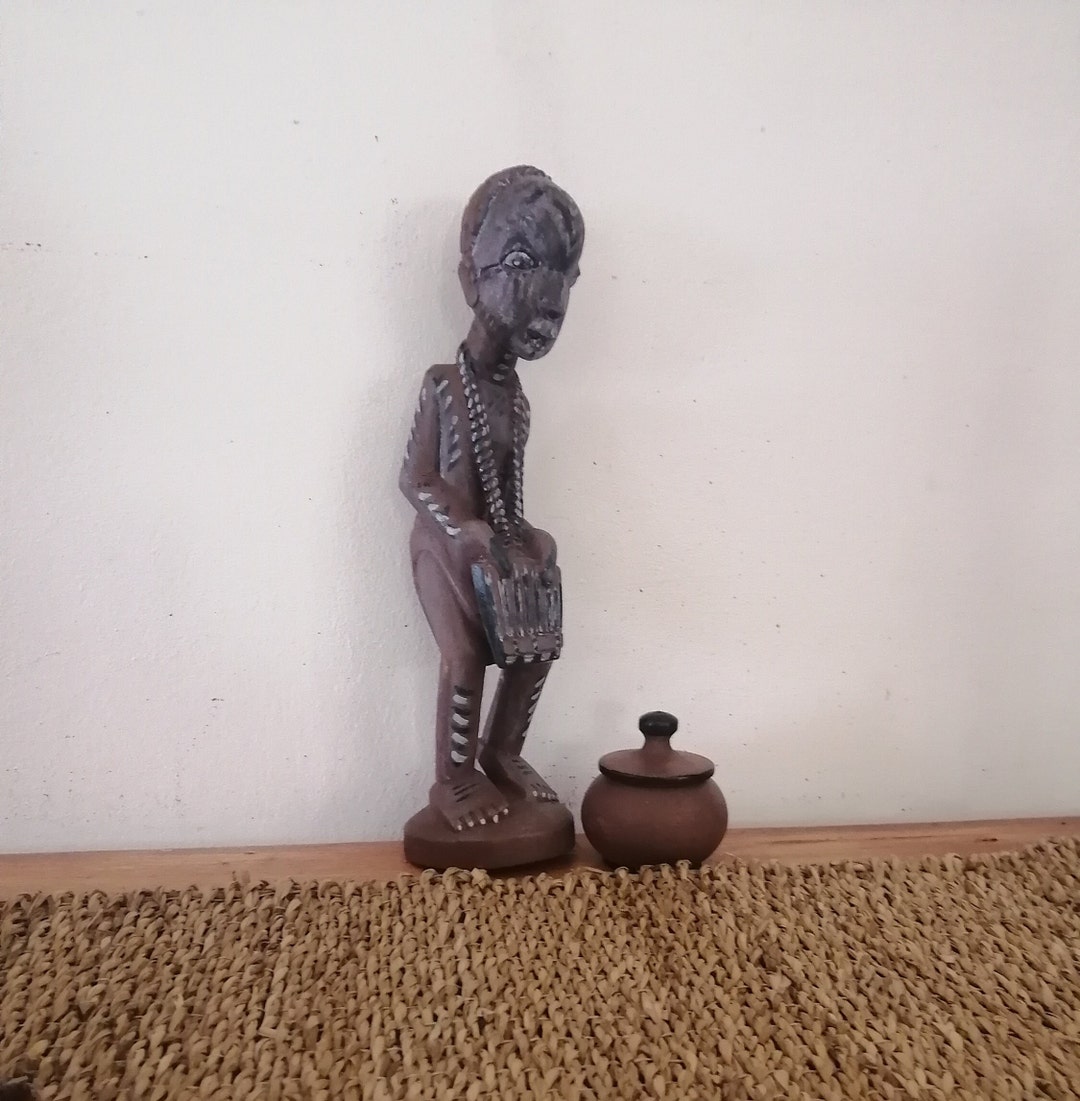 Voodoo Doll Altar Statue/ Ogoun, Loa of Warriors/ Antique African ...