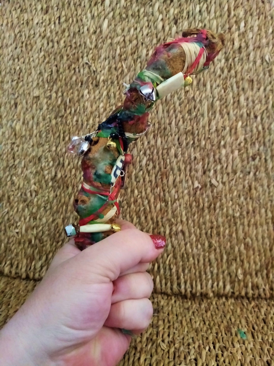 Pagan/ Voodoo Spirit Rattle, Hand Made/ Divination - Etsy