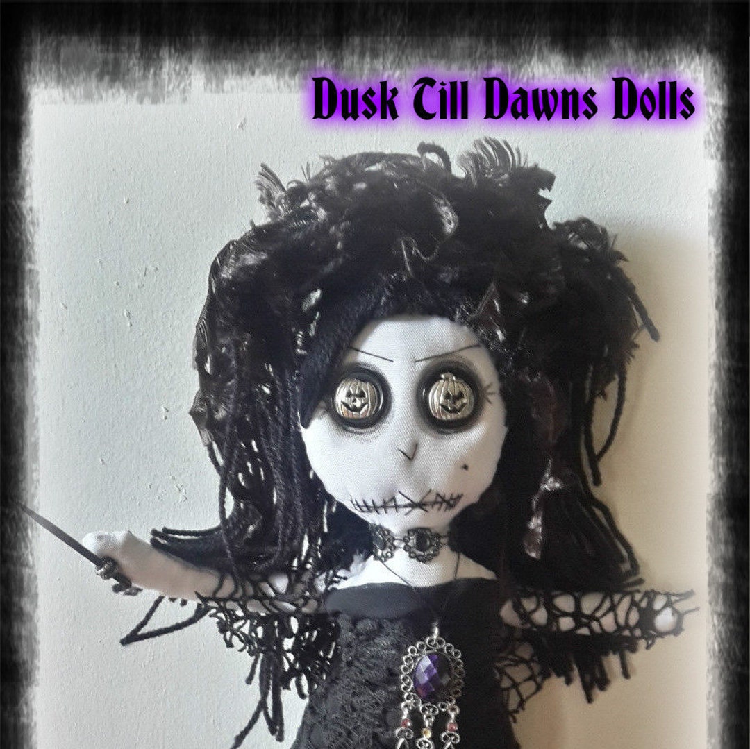 Bel La Trix OOAK Collectors Rag Doll, Hand Made Witch Doll - Etsy