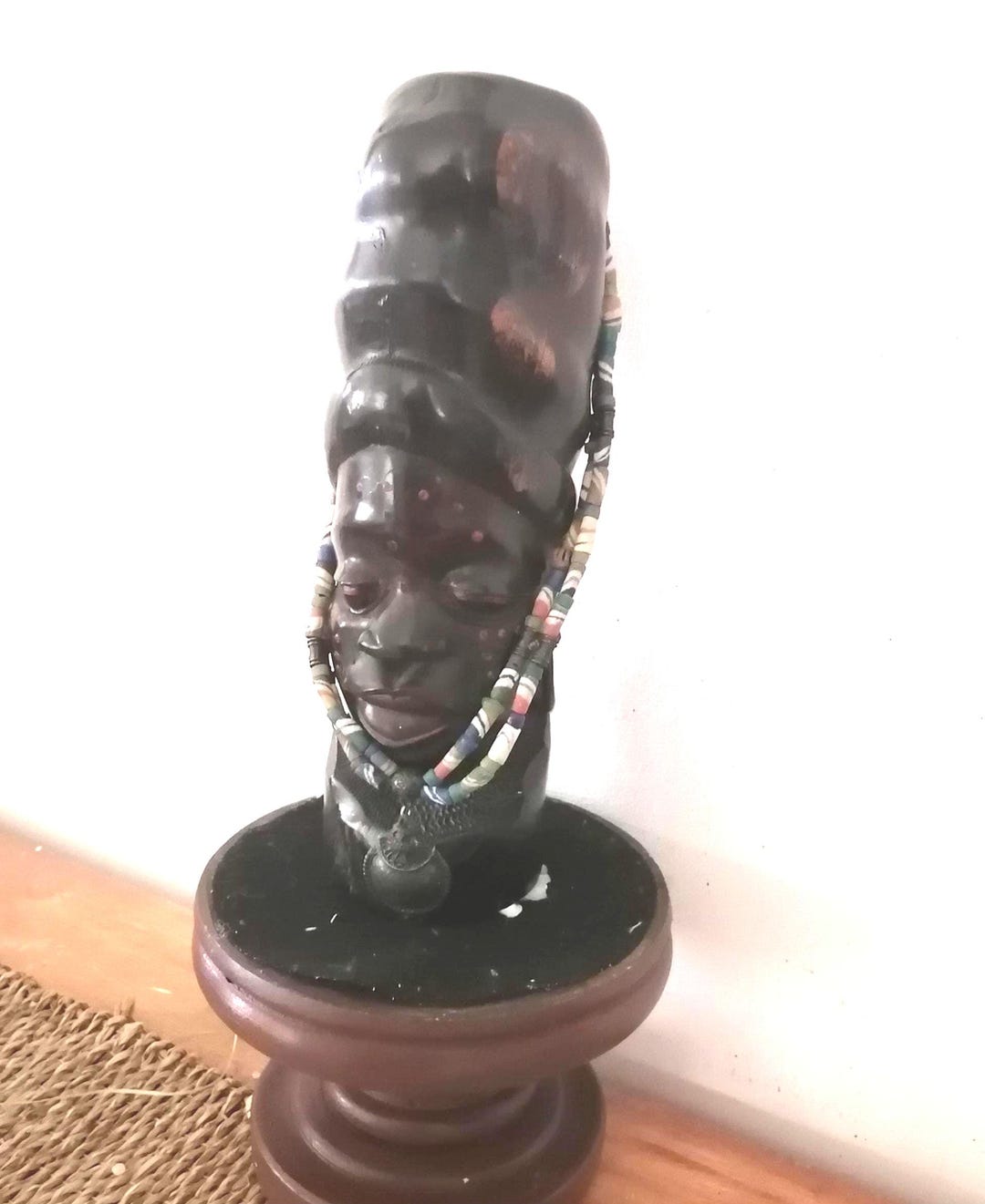 Large Heavy Erzulie Dantor African Voodoo Temple Statue With Ritual ...