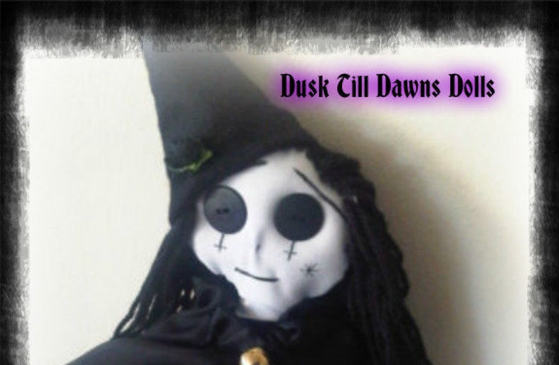 Hand Made Witch Doll, OOAK Collectors Horror Rag Doll - Etsy