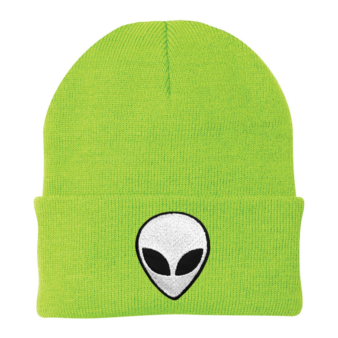 Embroidered Alien Beanie NASA Space Seti Galaxy Planets Area | Etsy