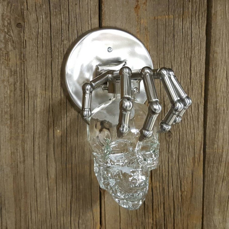 Skull Sconce - Etsy