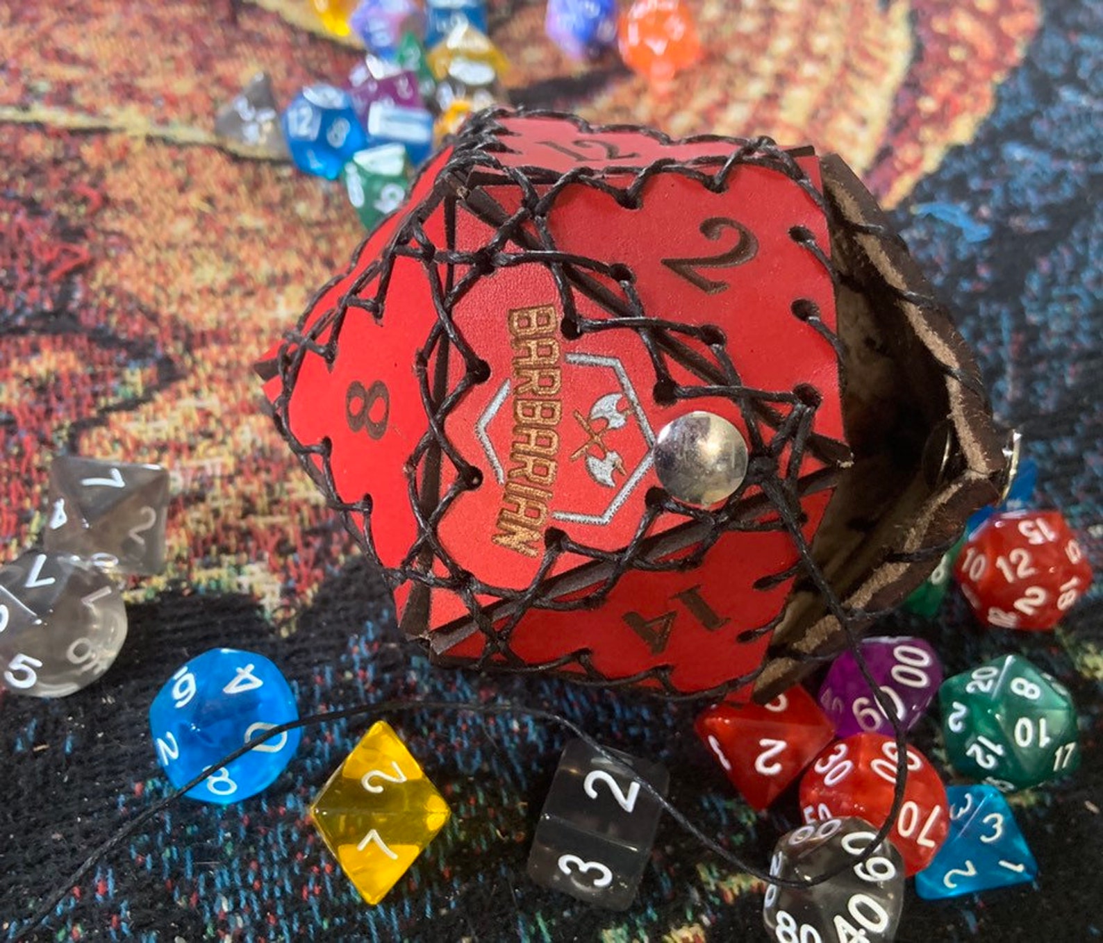 Barbarian Dnd Dice Bag - Etsy
