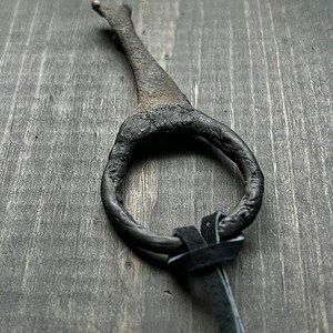 Mammoth Age Fish Bone Hoop Pendant SIGIL BLVCK - Etsy