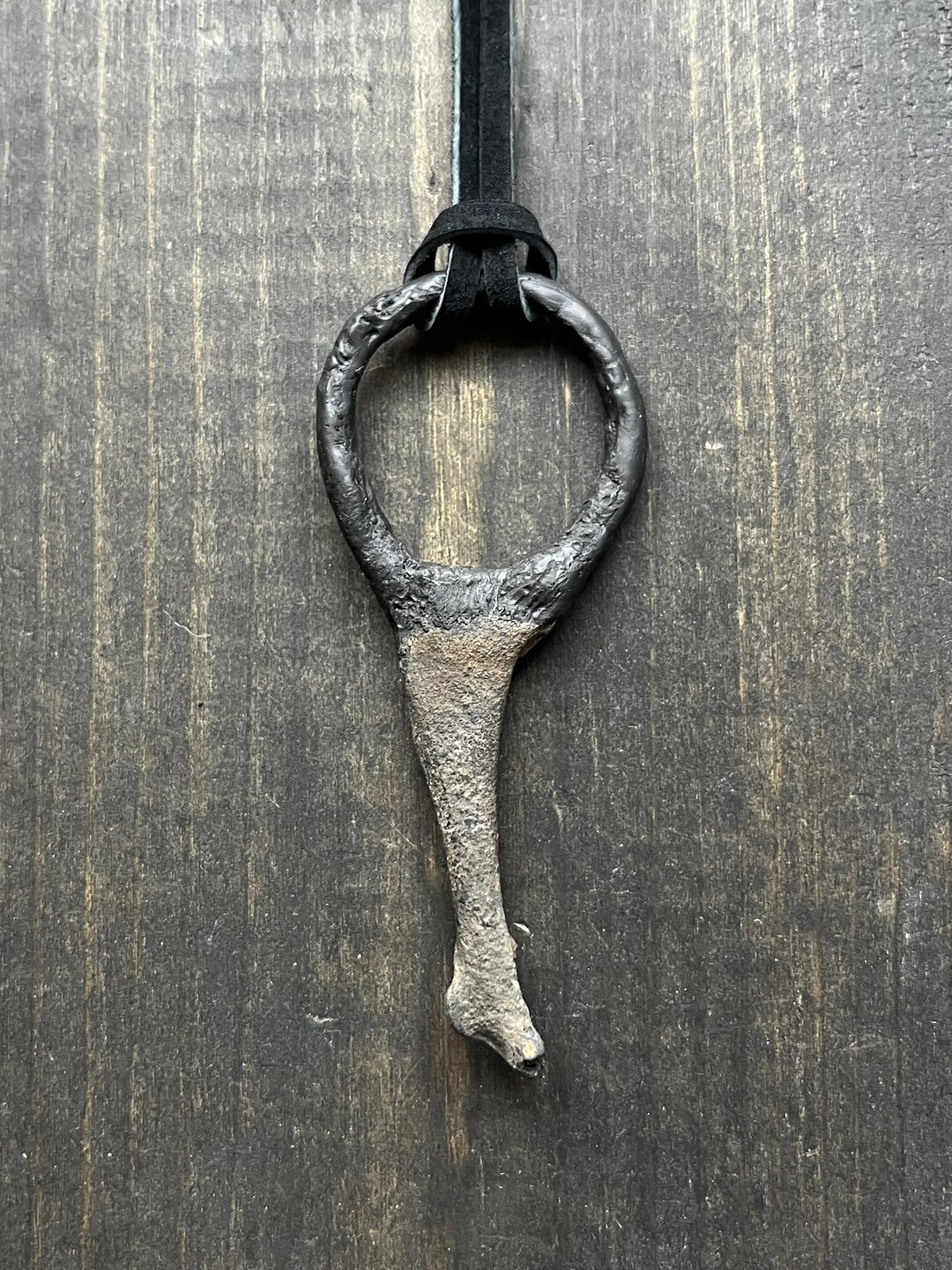 Mammoth Age Fish Bone Hoop Pendant SIGIL BLVCK - Etsy