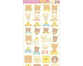 Rilakkuma Sticker Sheet - Etsy