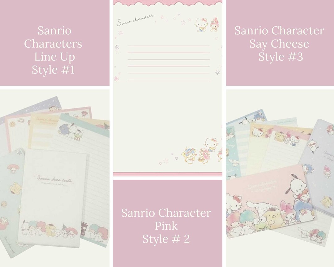 Sanrio Character Sanrio Letter Set various Styles - Etsy