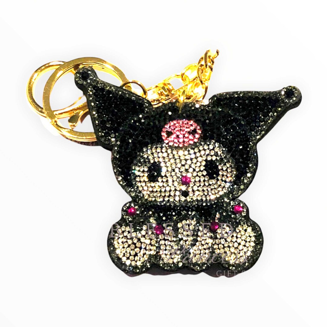 Japan Character Pavé Sparkly Keychain - Etsy