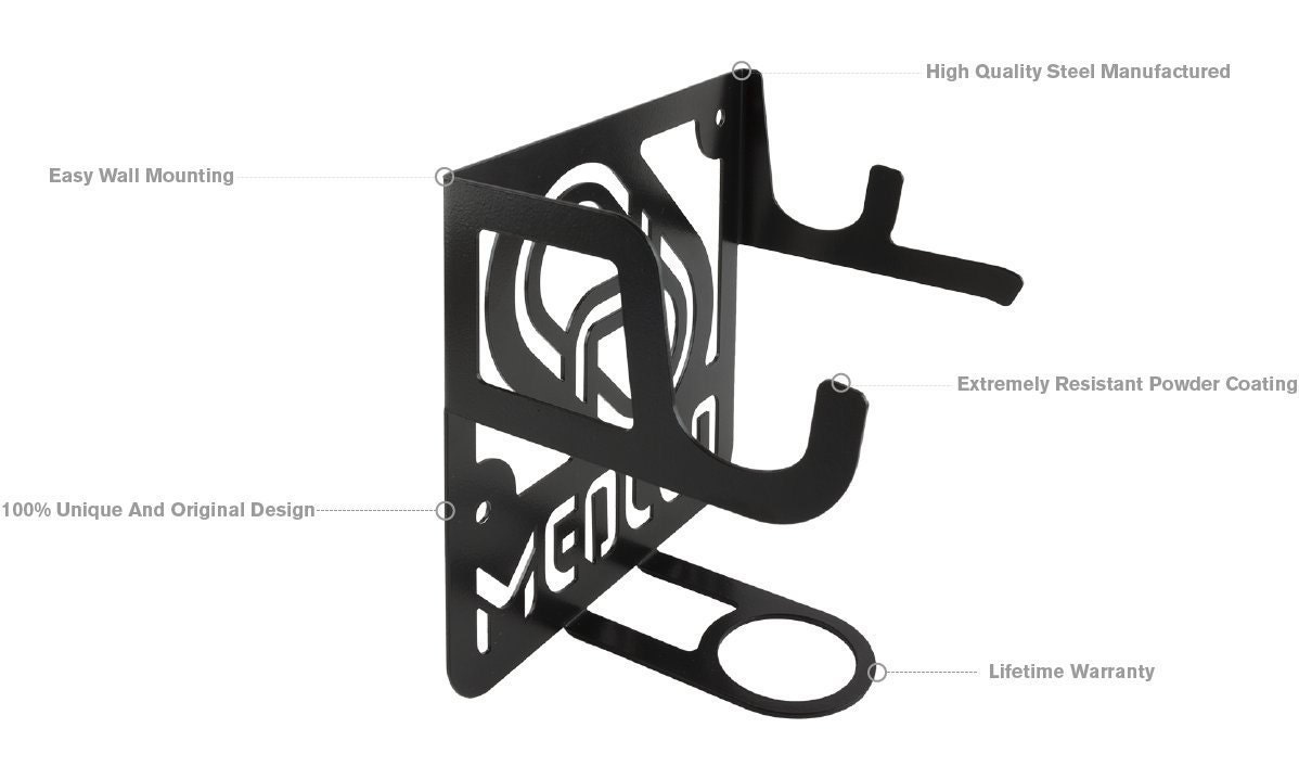 Squash Racket Storage Rack Wall Mount (100% Steel) - Etsy