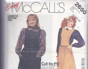 Easy 1988 McCall's 8581 Sewing Pattern. Misses Jumpers | Etsy