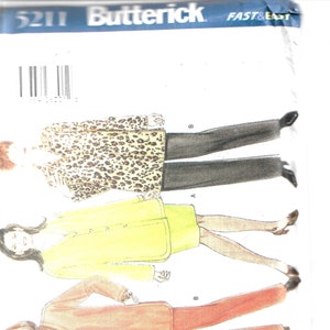 Butterick Sewing Pattern 5211 From 1997. Misses Unlined Jacket, Tunic ...
